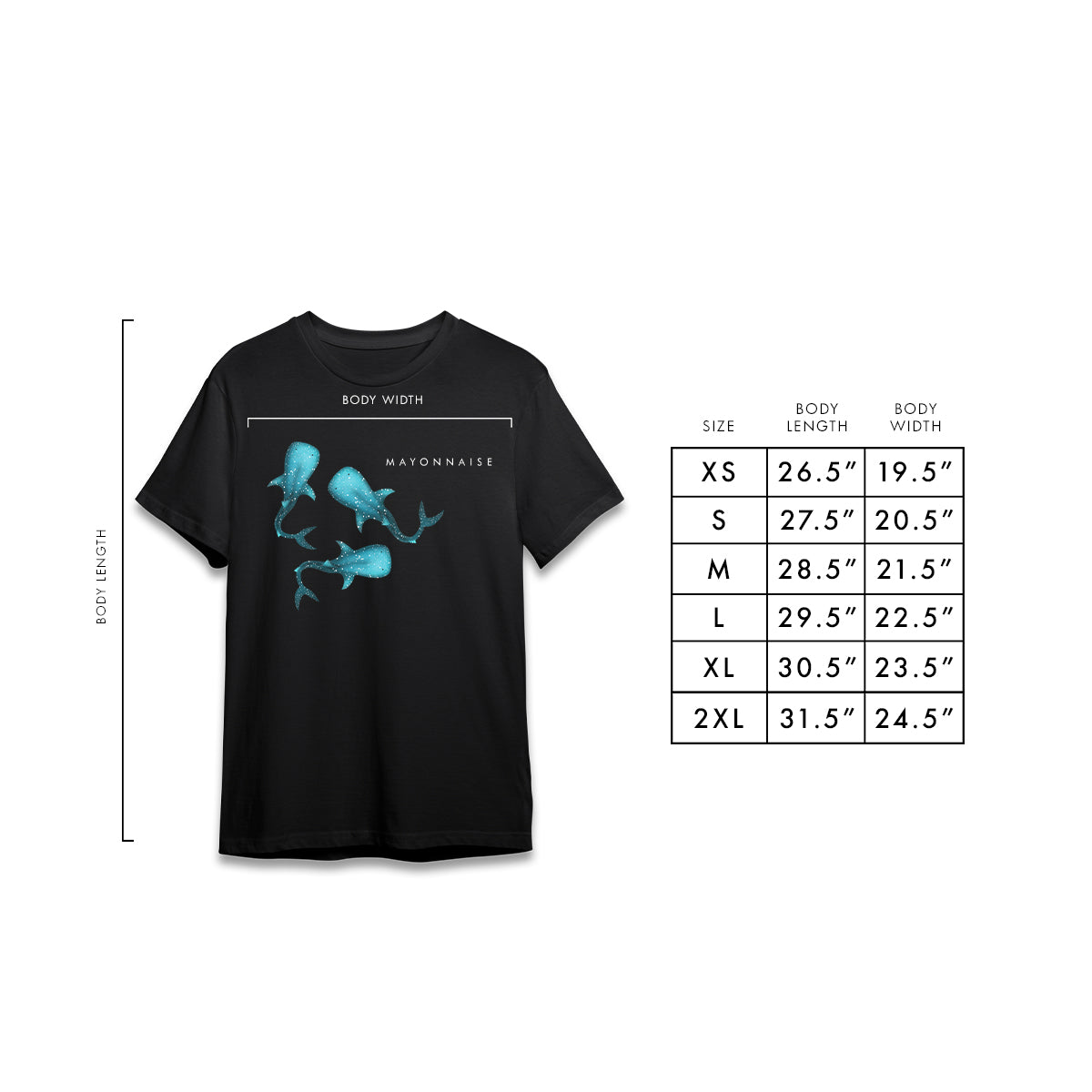 Butanding Tee – Mayonnaise PH Official Merch Store